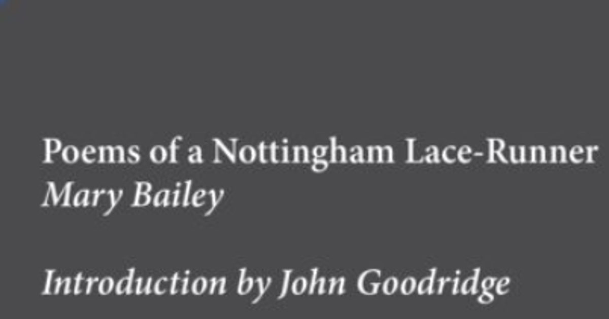 Poems Of a Nottingham Lace-runner - Leftlion - Nottingham Culture
