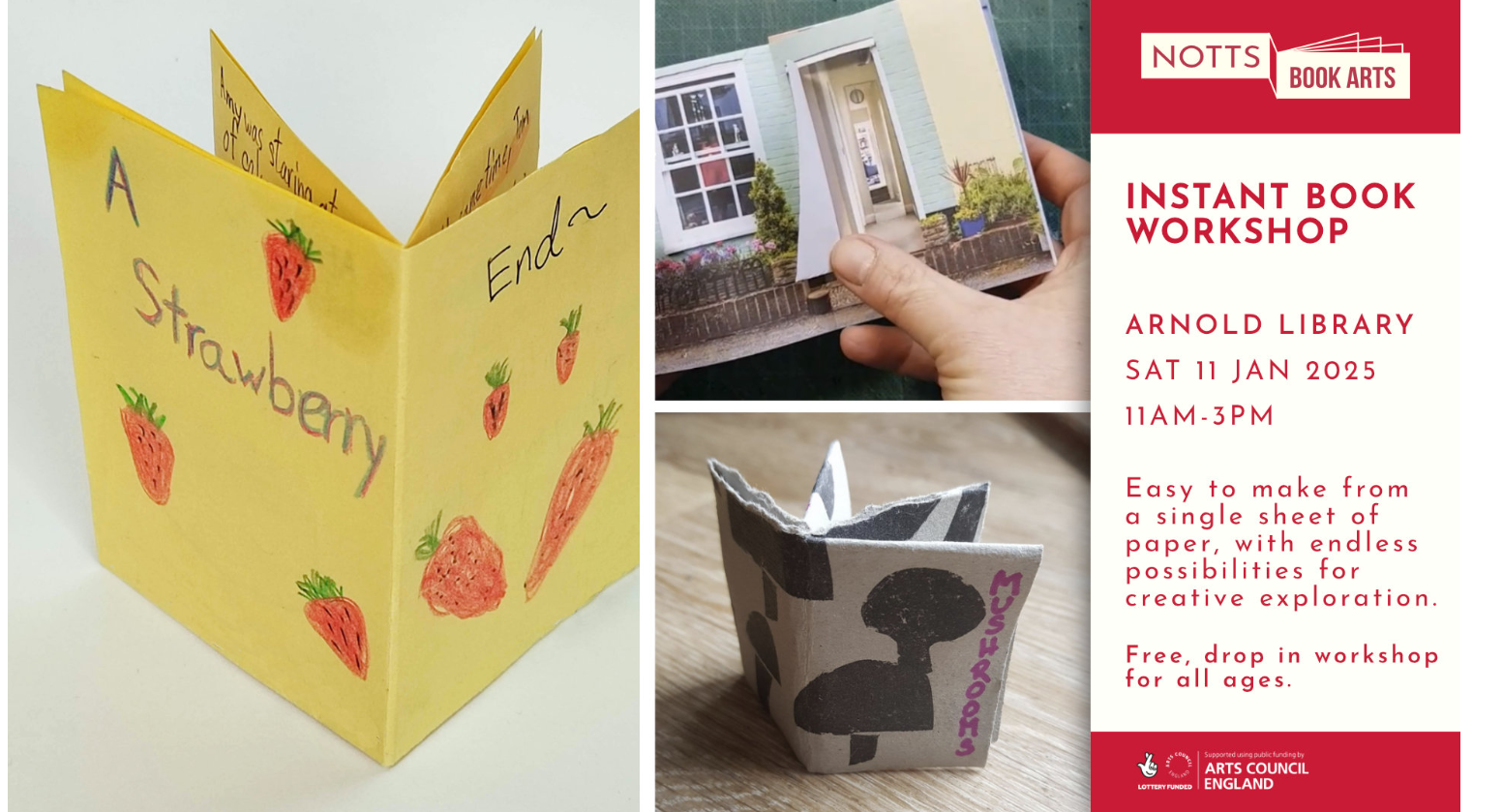 Instant Book Workshop - Leftlion - Nottingham Culture