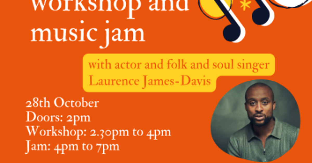 World Jam: October Jam and Poetry Workshop With Laurence James Davis ...