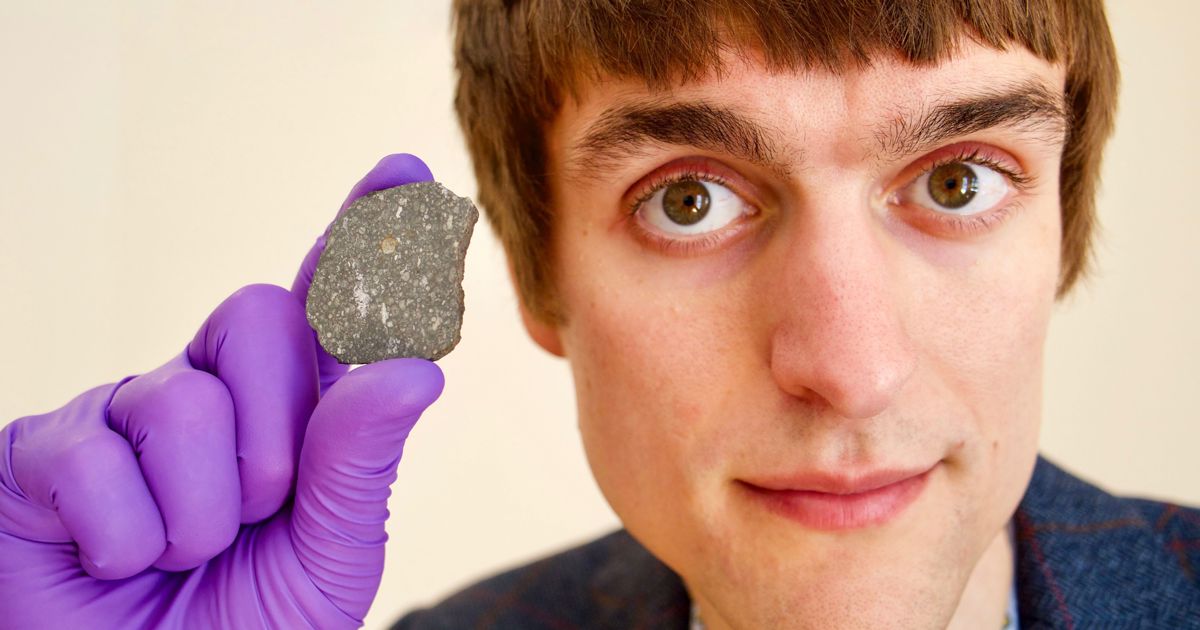 Dr Tim Gregory Works with a Meteorite That's Older Than The Earth ...