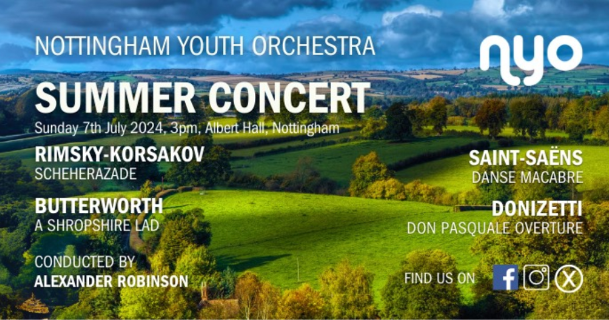 Nottingham Youth Orchestra Summer Concert - Leftlion - Nottingham Culture