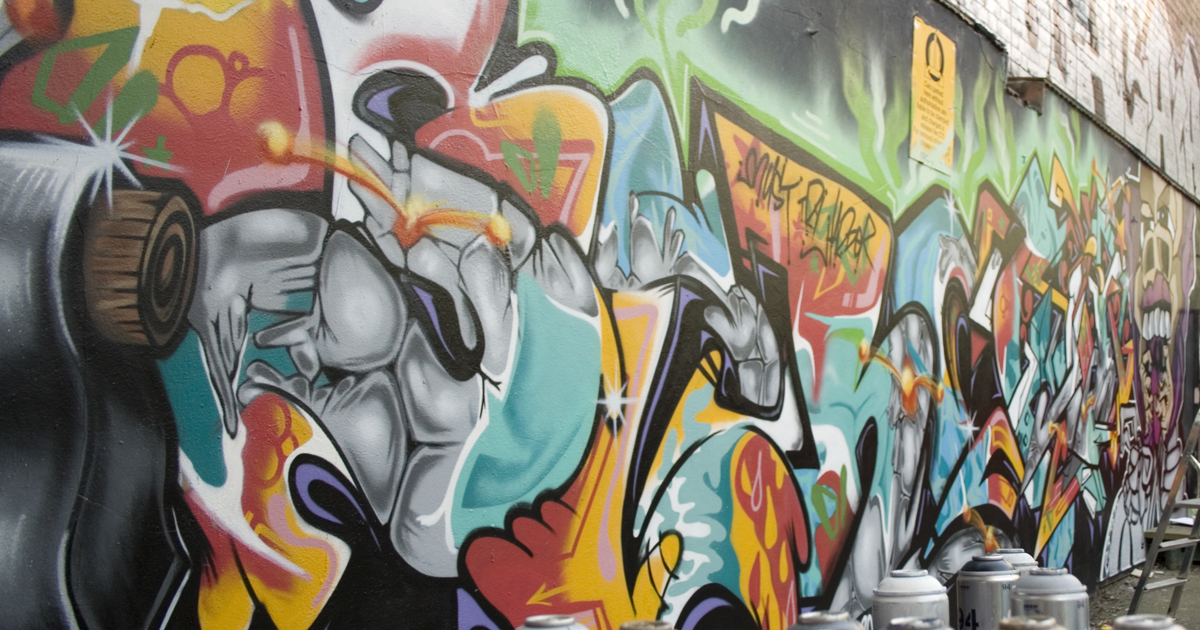 Rest in Style, the Rock City Nottingham Graffiti Wall - Nottingham Culture