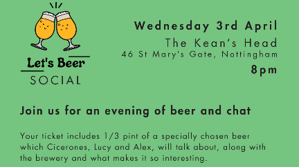 Let's Beer Social @ the Keans Head - Leftlion - Nottingham Culture