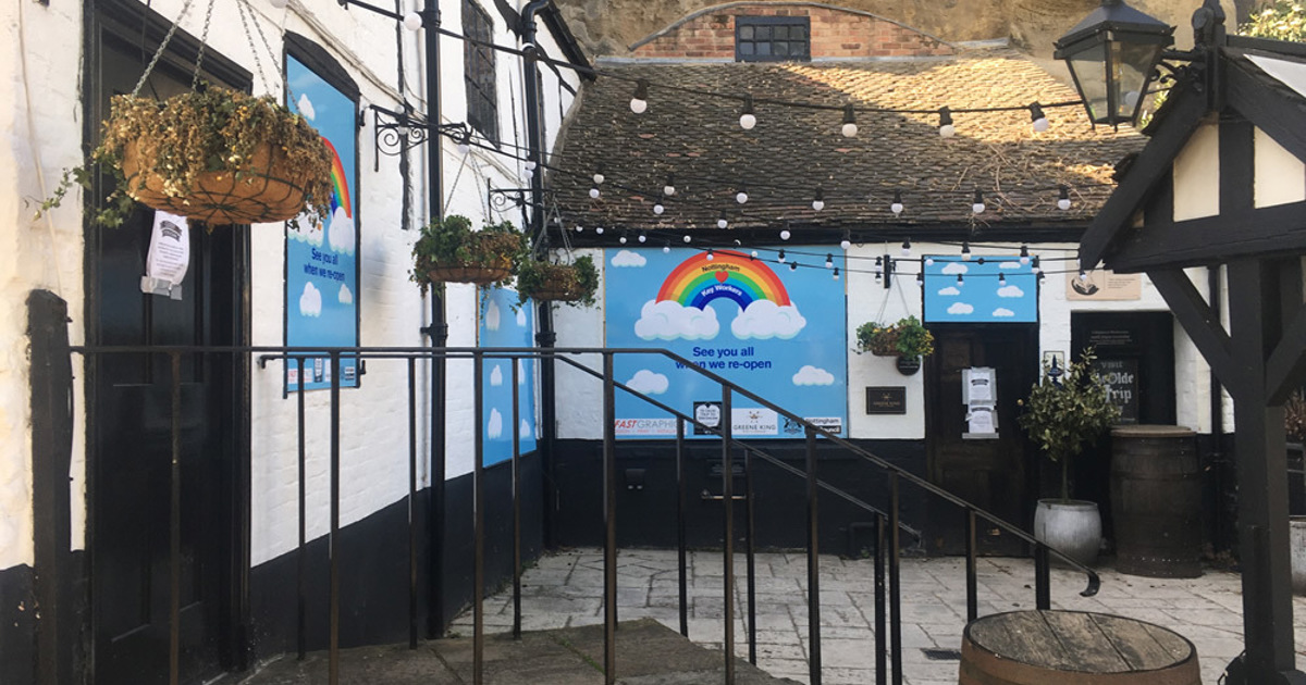 Ye Olde Trip Now Covered in Rainbows - Nottingham Culture