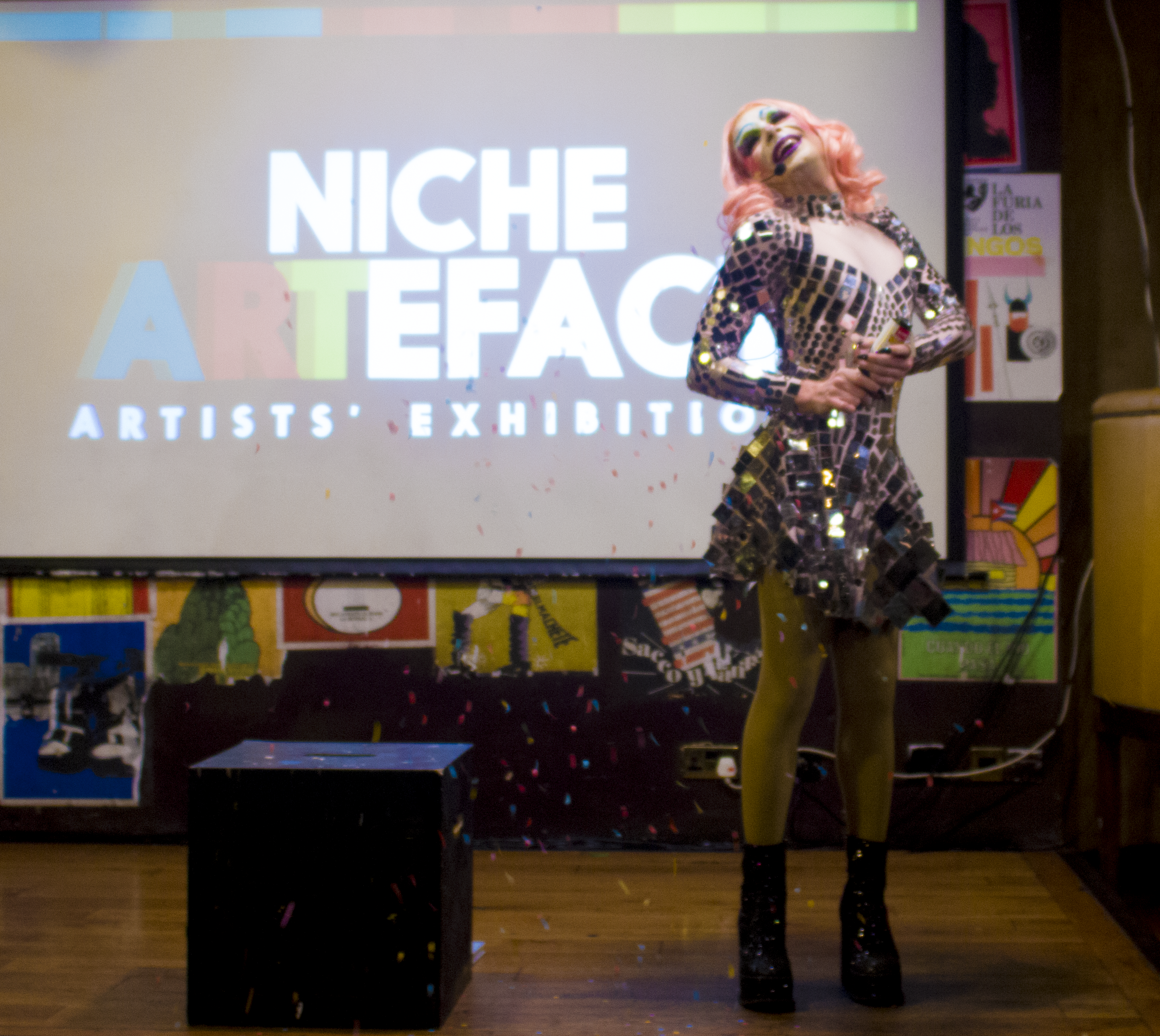 Stage review: a beautiful night of drag, burlesque and art with Niche Artefact - Nottingham Culture