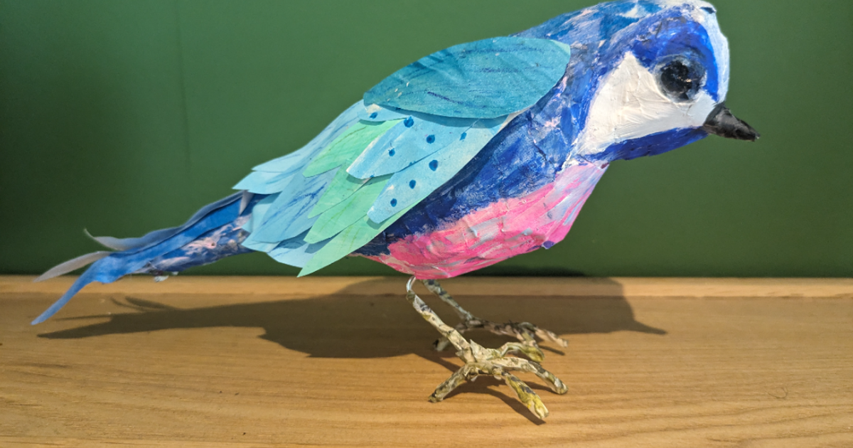 Paper Bird Scultpture - Leftlion - Nottingham Culture