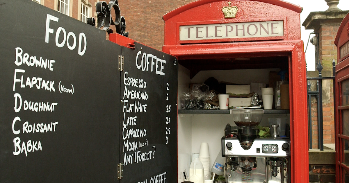 Meet the Man Selling Coffee from a Phonebox in Nottingham - Nottingham ...